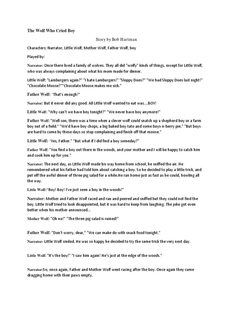 The Wolf Who Cried Boy5 | PDF