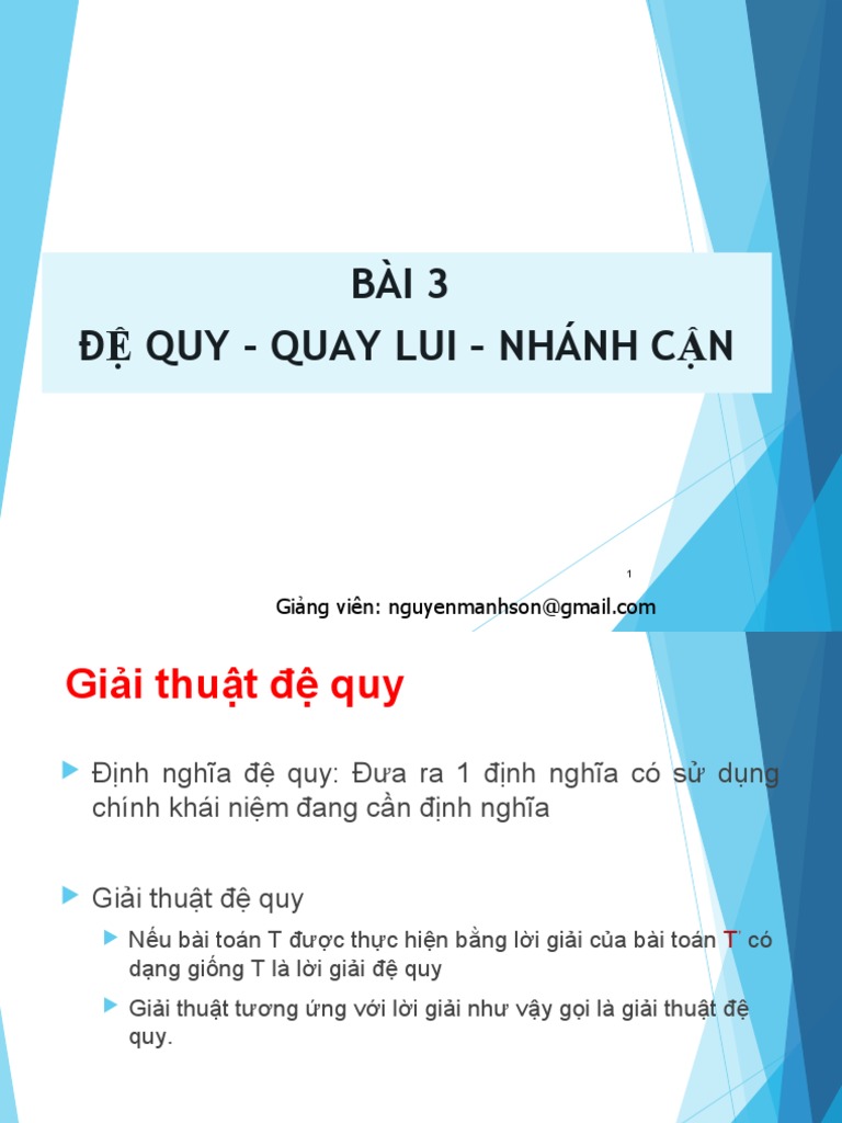 3 Quay Lui Nhanh Can | PDF