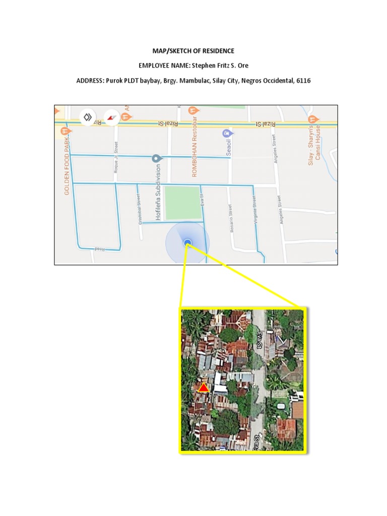 EMPLOYEE NAME: Stephen Fritz S. Ore ADDRESS: Purok PLDT Baybay, Brgy ...