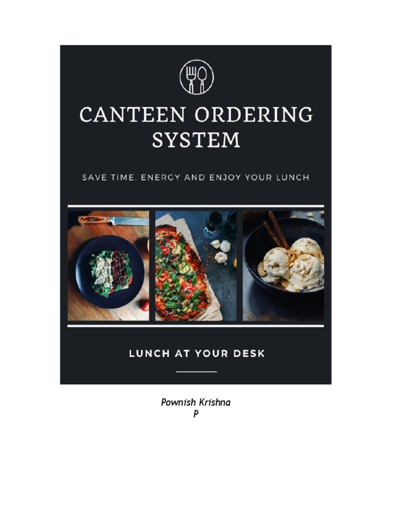 Canteen Ordering System | PDF | Payroll | Microsoft Windows