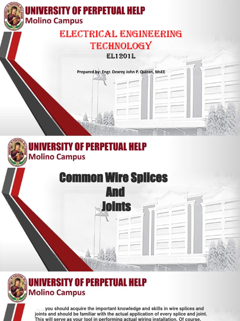 Common Splices and Joints | PDF | Electrical Wiring | Wire