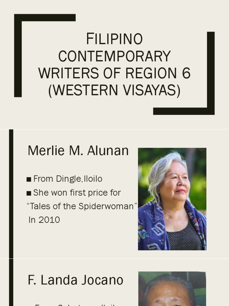 Contemporary Writers of Regions 6 & 7 | PDF