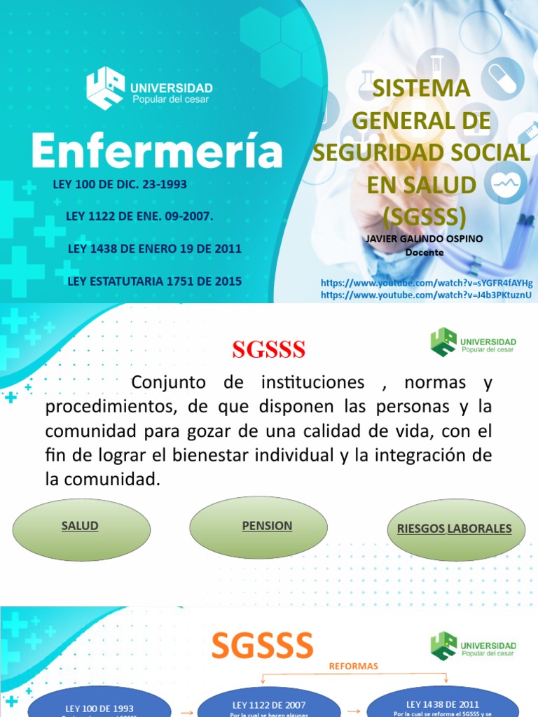 El sistema general de seguridad social en Colombia: evolución normativa ...