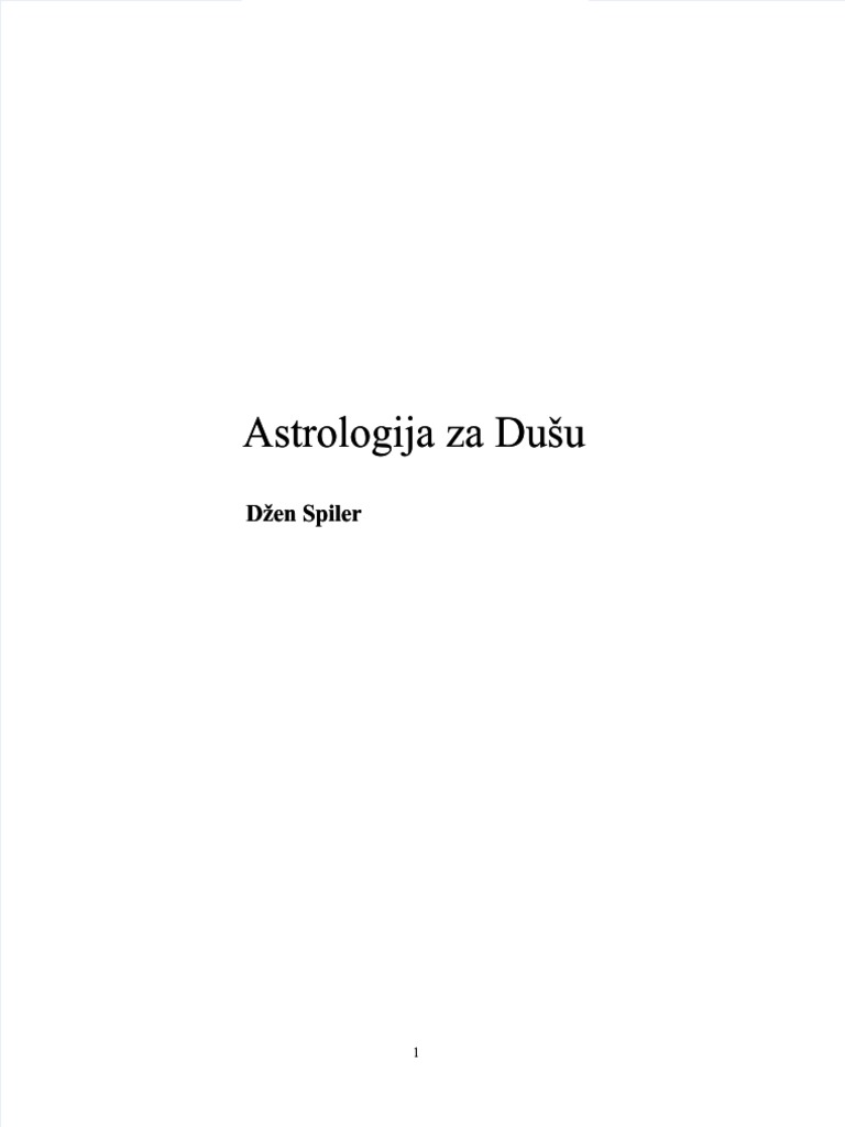 Astrologija Za Dusu | PDF