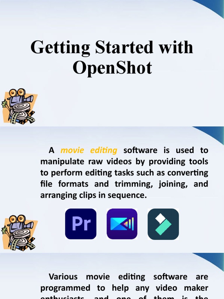 Lesson 2 Getting Started With OpenShot | PDF