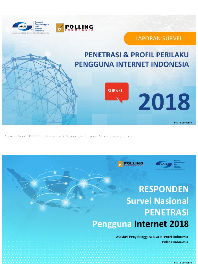 Penetrasi & Profil Perilaku Pengguna Internet Indonesia: Laporan Survei | PDF