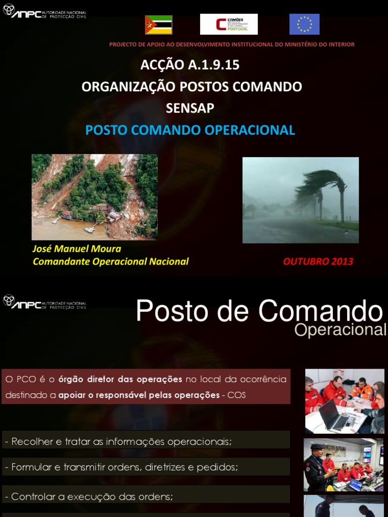 05-Posto Comando Operacional | PDF | Logística | Planejamento