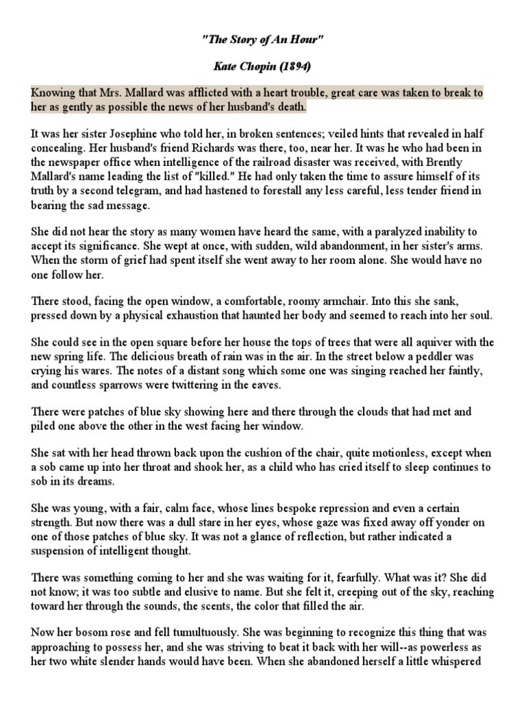 Short Story | Download Free PDF | The Yellow Wallpaper