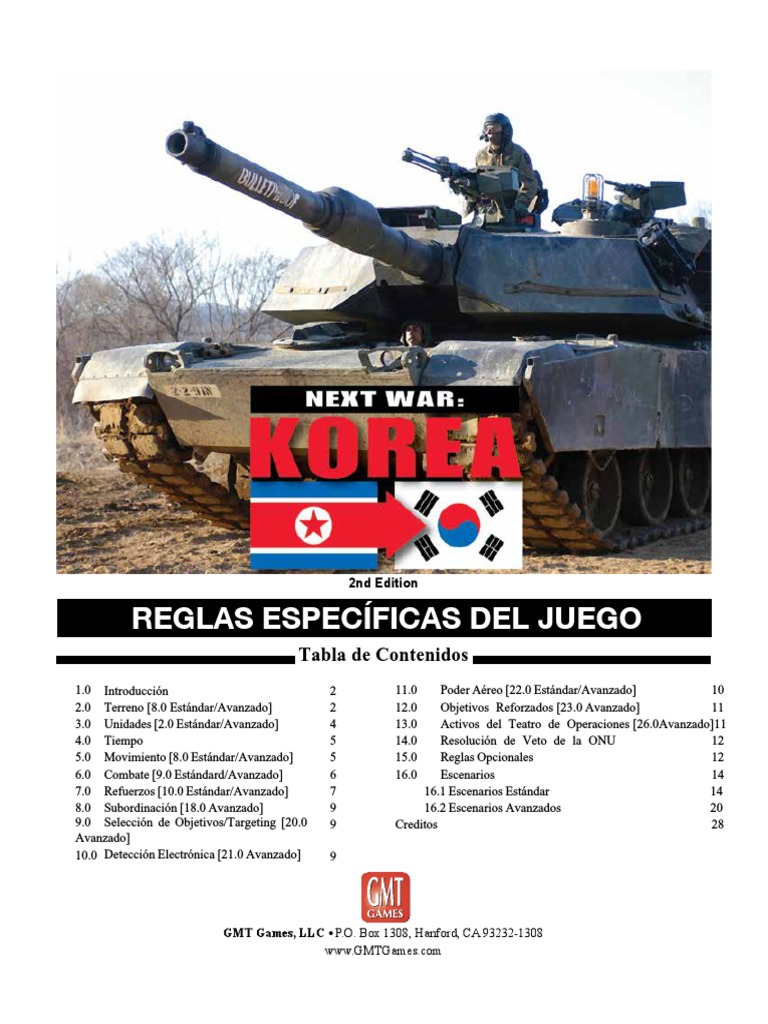 Nwk2 GSR Final Espanol | PDF | Infantería | Política mundial