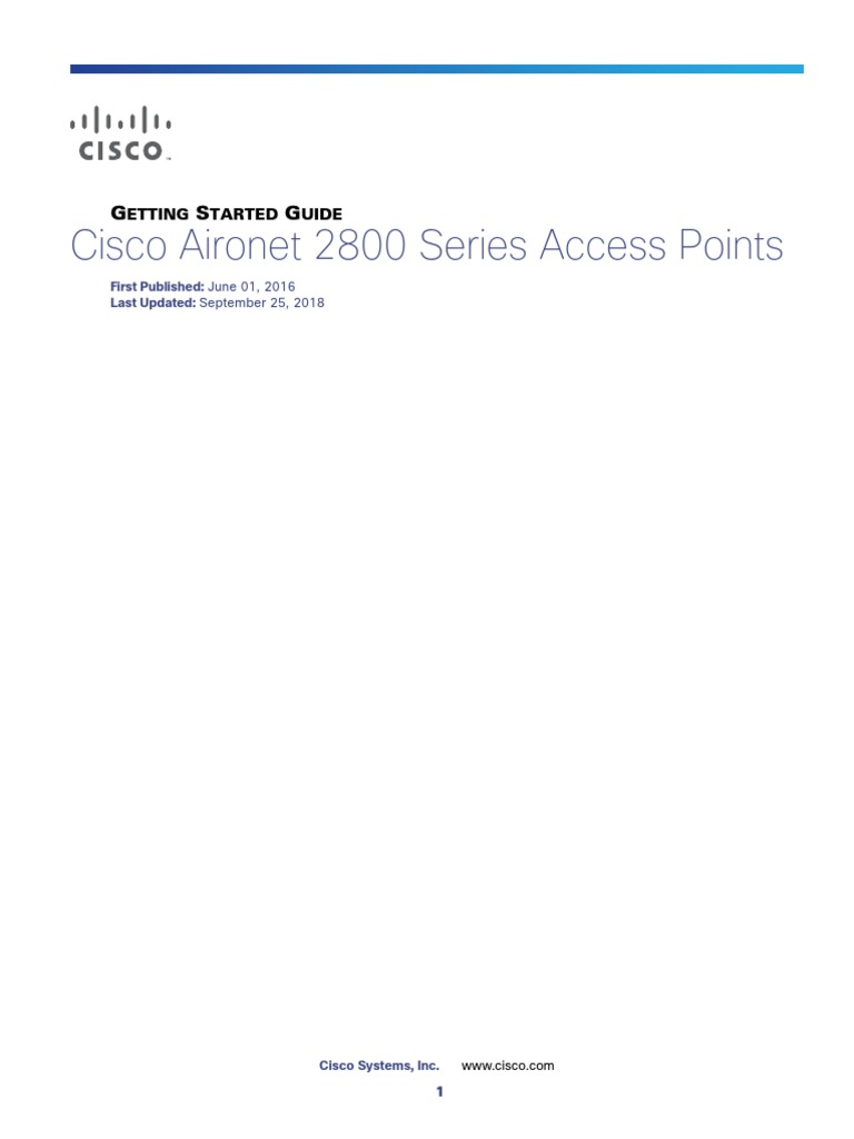 Ap 2800 Iegetstart | PDF | Wireless Access Point | Ip Address