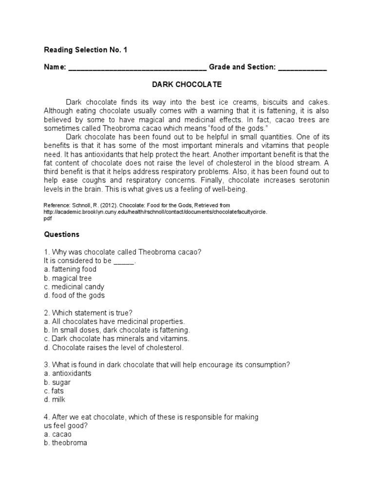 Reading Selections For Remedial | PDF | Anger | Laughter