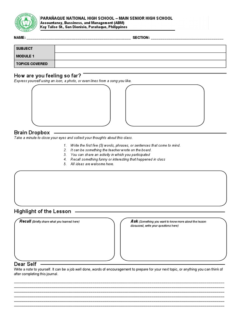 Session1 Pom Activity March6 | PDF