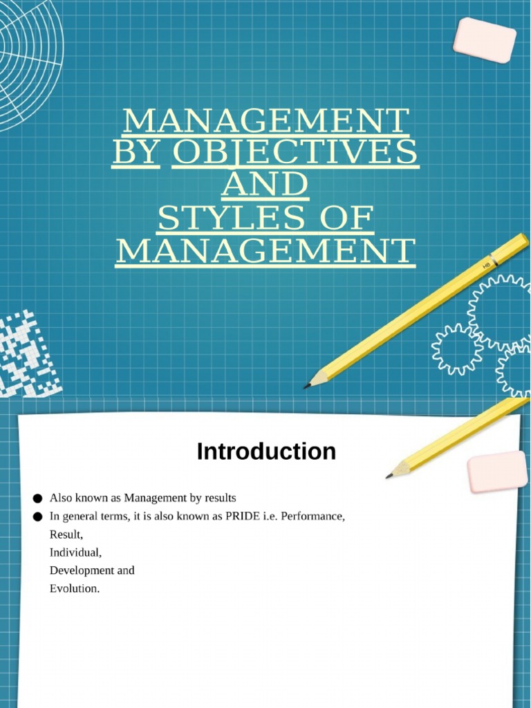 Management by Objective | PDF
