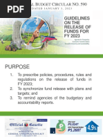 Release and Realignment of Funds | PDF | Budget | Loans