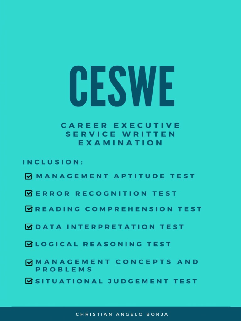 Ceswe Reviewer | PDF