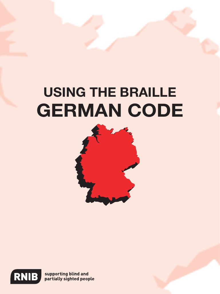 Using The Braille German Code 2007 tc20910 | PDF | German Language ...