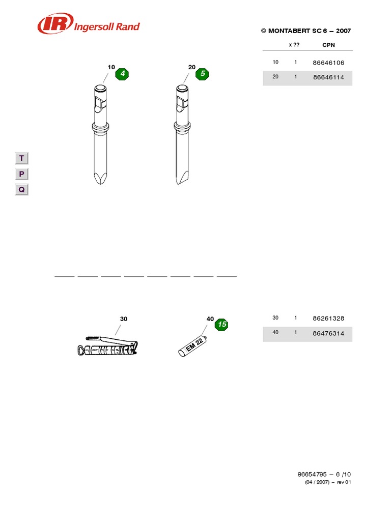Montabert SC06 | PDF