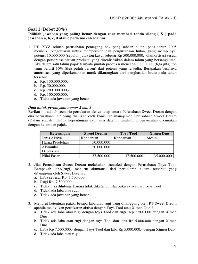 B32. Akuntansi Pajak | PDF