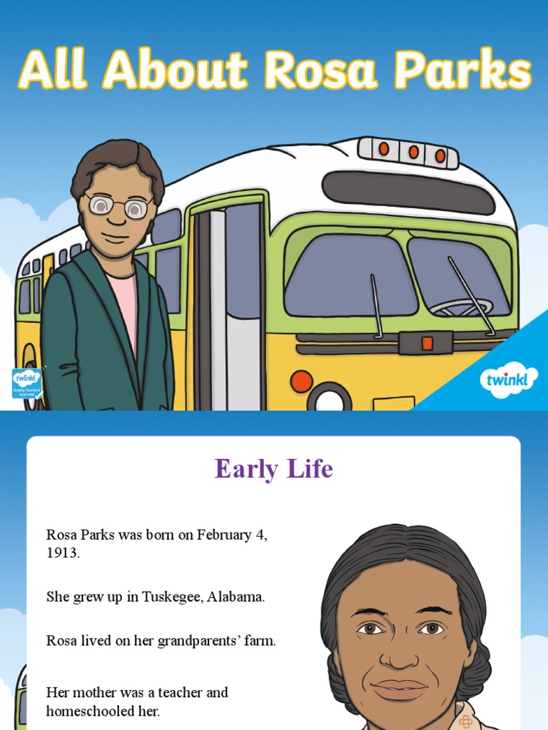 Who Was Rosa Parks? Flashcards _ Rosa Parks Biography – HARO