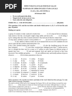 Grade 8 English Worksheet | PDF
