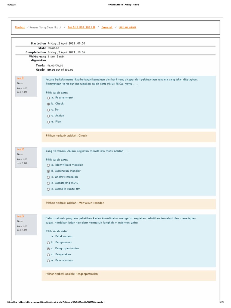 UAS MK MPKP: Review dan Analisis | PDF