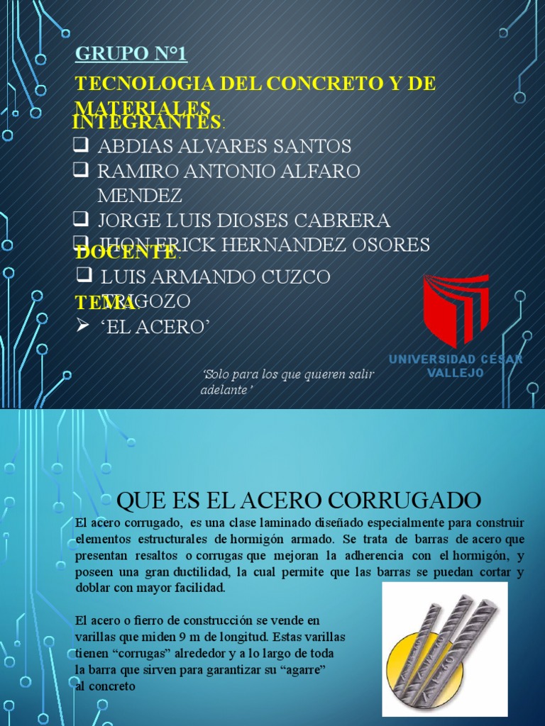 El Acero | PDF | Acero | Hormigón