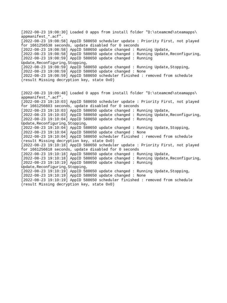Steam App Update Log Analysis | PDF | Finance & Money Management ...