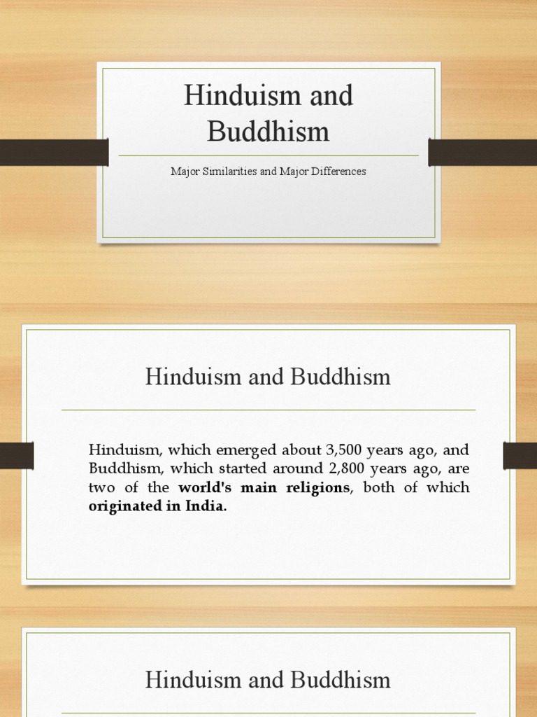 Hinduism and Buddhism | PDF