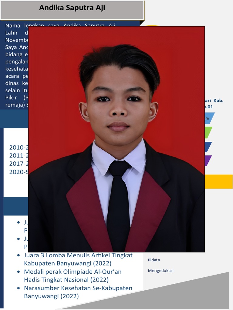 CV Duta Anti Narkoba 2022 | PDF