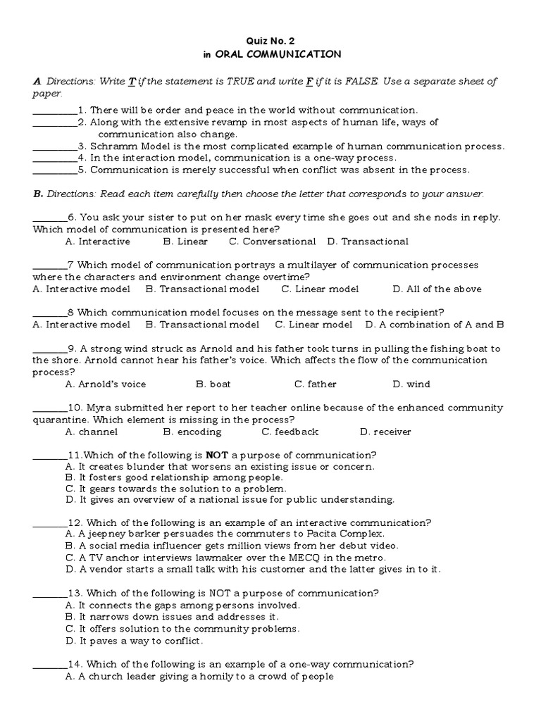 Midterm Exam | PDF | Communication | Cognitive Science