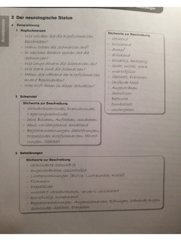 Der Neurologische Status 221228 024210 | PDF