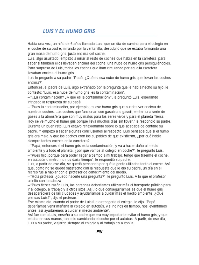 Luis y El Humo Gris | PDF