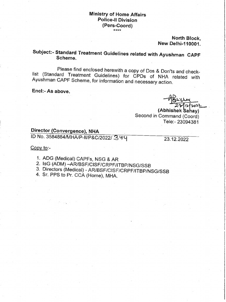 Standard Treatment Guidelines | PDF