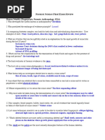 HOSA Forensic Science Practice Test | PDF | Crime Scene | Forensic Science