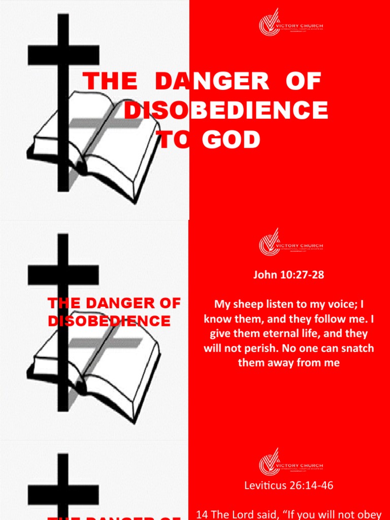 Consequences of Disobedience to God | PDF