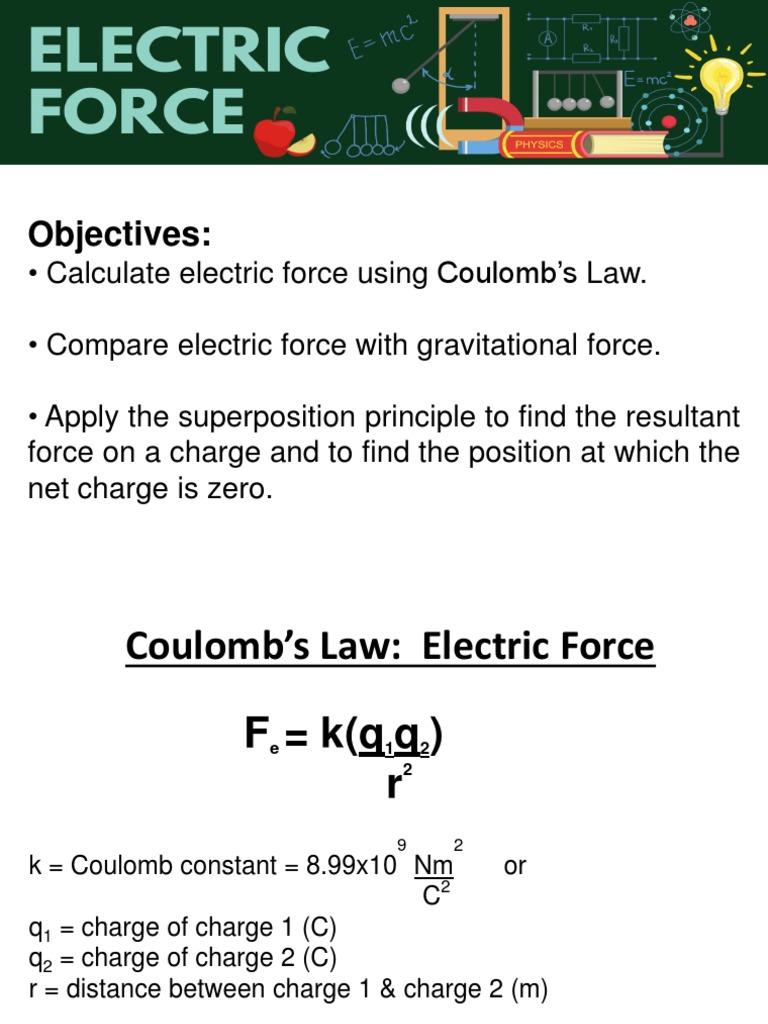 Calculating Electric Forces: An Analysis of Coulomb's Law and its ...