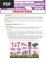 Esquema de La División de La Prehistoria | PDF