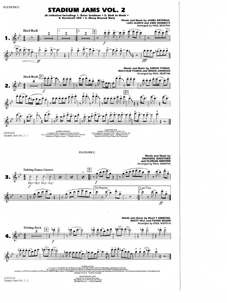 Stadium Jams Vol. 2 | PDF