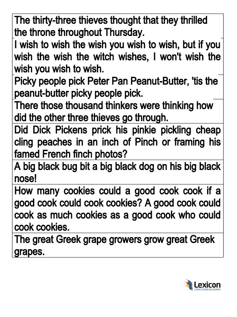 Lexicon Inglés B2.1 Clase 1 Adjunto 2 | PDF