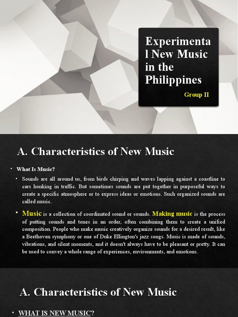 Experimental Music Composers in the Philippines | PDF | Sound | Composers