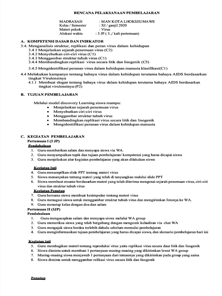 PDF RPP Selembar 10 Compress | PDF