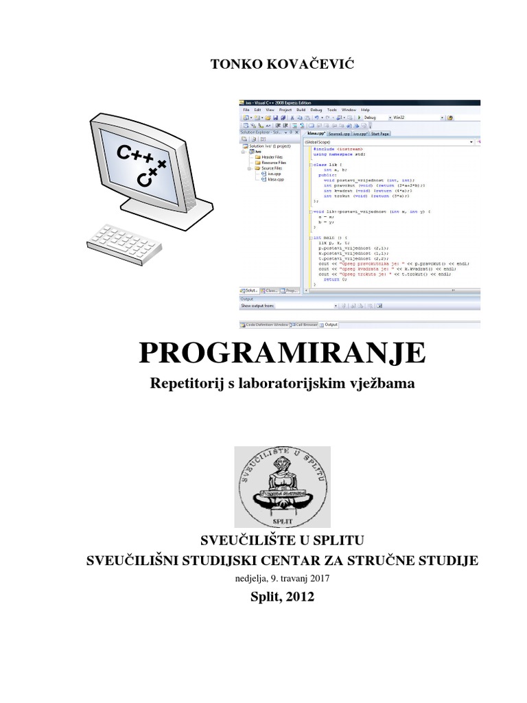 Programiranje C++ | PDF