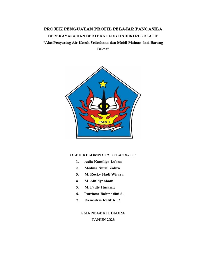 Laporan Projek P5 - Print | Pdf