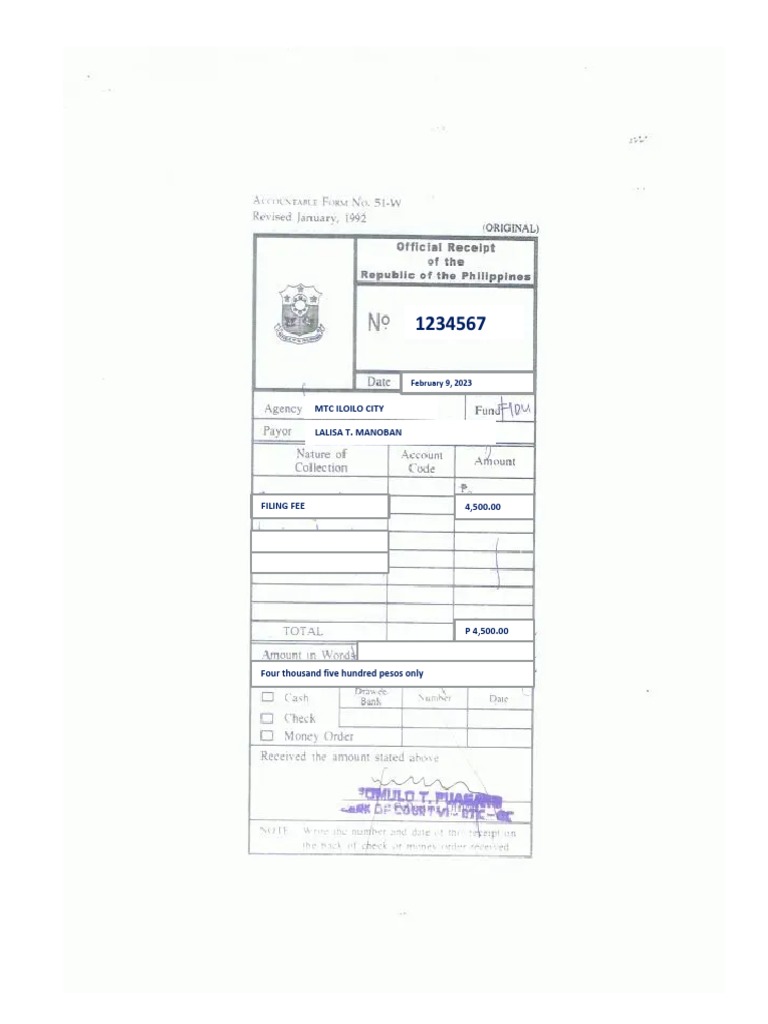 OR - Docket Fees | PDF