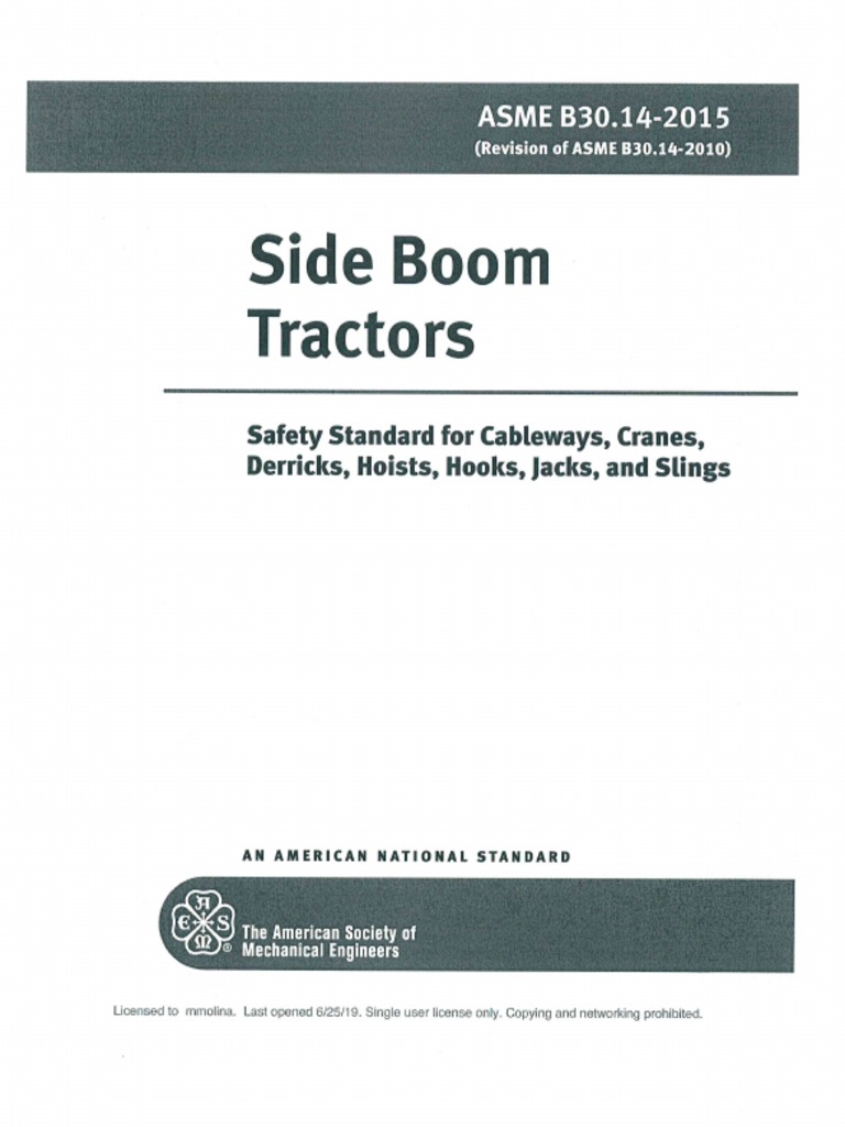 Asme B30.14 - 2015 | PDF