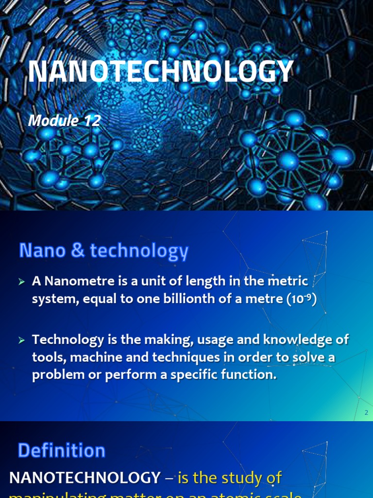 STS - Module 12 | Download Free PDF | Nanotechnology | Emerging Technologies