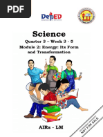 Science 6 Quarter 3 Module 3 Week 3 Forms of Energy: Let's Understand ...
