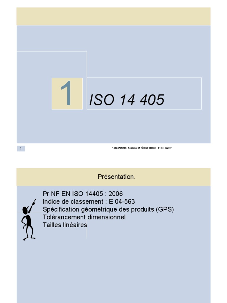 Norme ISO 14405 : Tolérancement Dimensionnel | PDF | Organisation ...
