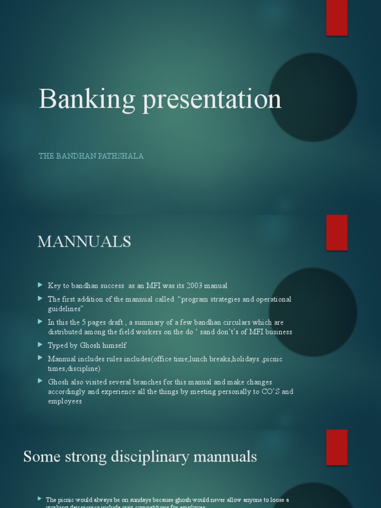 Banking Presentation | PDF