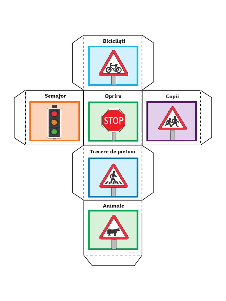 Cubul Semnelor de Circulatie | PDF